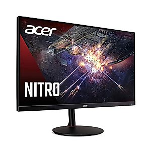 Acer Nitro XV322QU KVbmiiphzx 31.5" WQHD 2560 x 1440 Agile-Splendor IPS Gaming Monitor AMD FreeSync Premium | Up to 170Hz | Up to 0.5ms | DisplayHDR400 | TUV/Eyesafe | Display Port 1.2 & 2 x HDMI 2.0