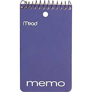 Mead Memo Book Spiral 3 In. X 5 In. pack of 24