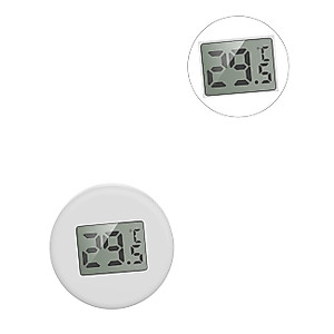 BESPORTBLE 1pc Digital Thermometer for Fish Tank Digital Fish Tank Thermometer Digital Pond Thermometer Submersible Thermometer Terrarium Temperature Monitor White Glass Aquarium
