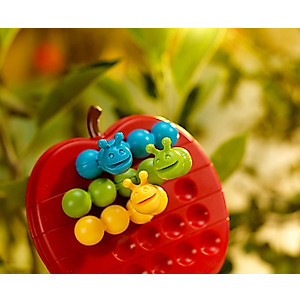 SmartGames Apple Twist Travel Puzzle Game with 60 Challenges for Ages 5 - Adult