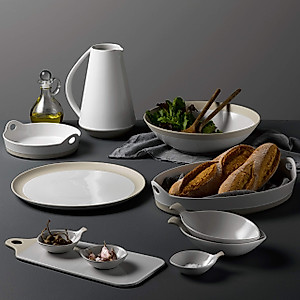 Royal Doulton Ellen Degeneres Ceramic Accessories Serving Bowl, 37.6 x 11.6 x 27.2 cm, White