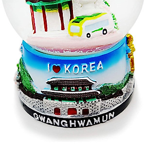 Seoul Tower Snow Globe Large Size Landmark Seoul Korea Snowglobe Miniature Snowglobes