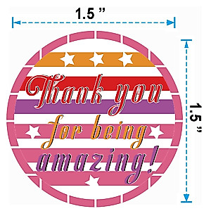 You are Awesome Stickers 2 Inch Kudos Appreciation Stickers,You Rock,You are Amazing,Thank You for Making a Difference Label for Students,Worker,Nurses,Volunteer,Teachers Team,Healthcare,Employee