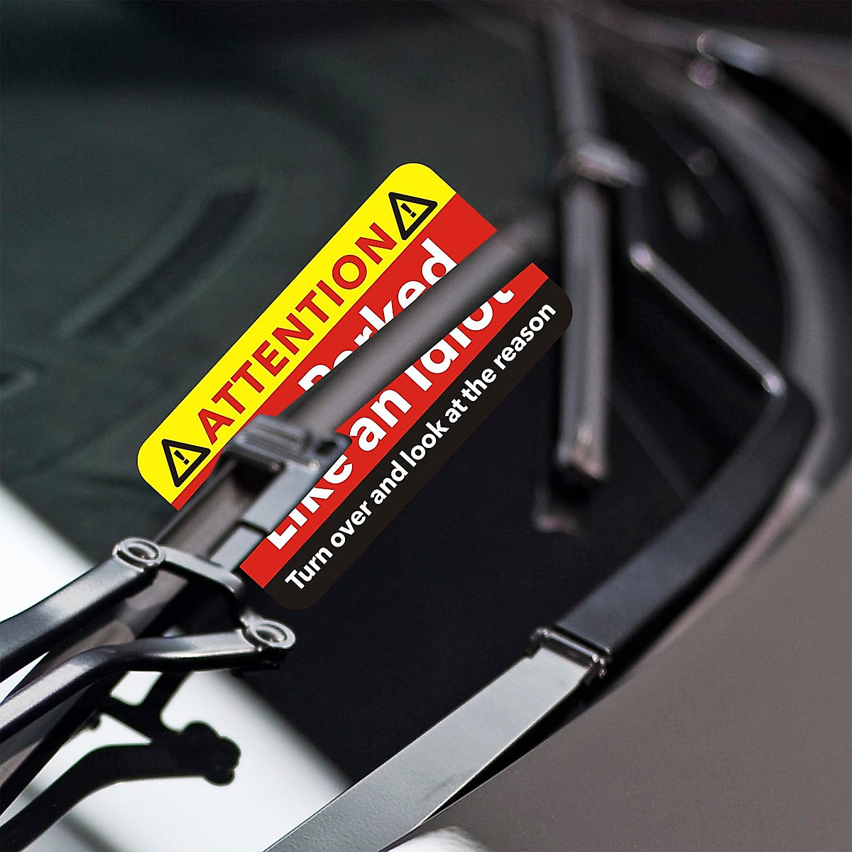 160psc You Parked Like an Idiot Business Cards Bad Parking Cards 3.5"x2" Multi Reasons Violation Stocking Stuffers for Adults