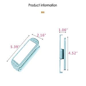 6 Pack Power Strip Holder Self Adhesive Power Strip Mounts with Wire Wrap Function…