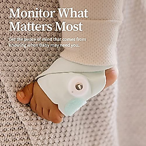 Owlet Dream Sock - Smart Baby Monitor View Heart Rate and Average Oxygen O2 ( Sleep Quality Indicators) Mint (Renewed)