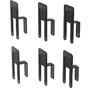 Breezehome 6 Pcs Non Slip Mattress Gaskets for Bed, Anti-Slip Baffle Fit for 0.98 Inches Wide Metal Bed Frames, Easy Assembly