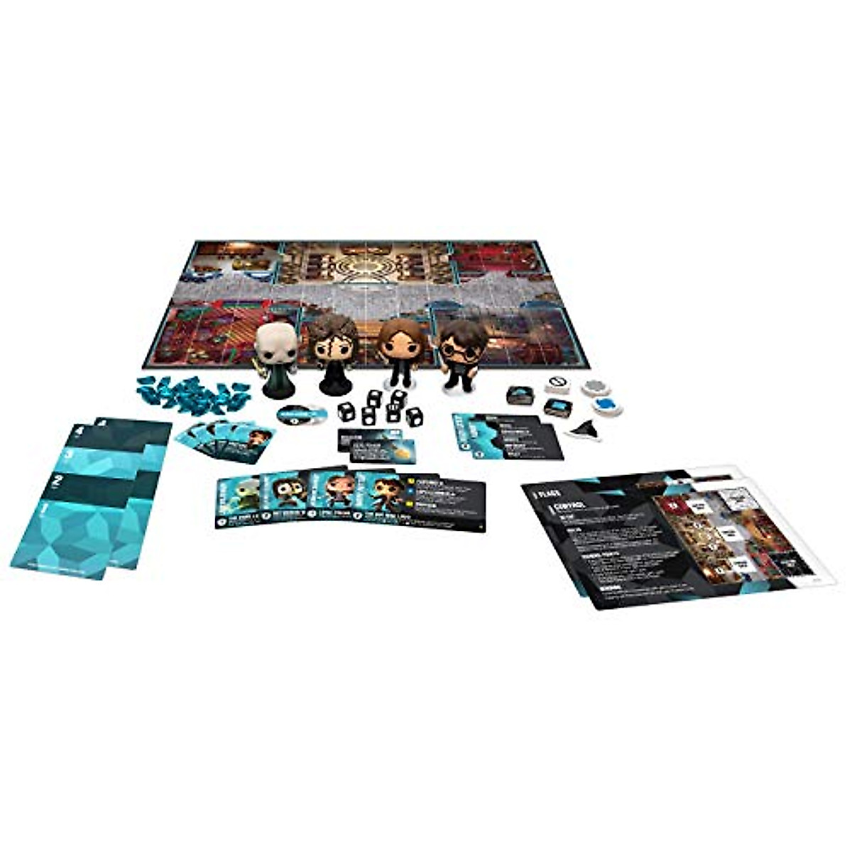 Funko Games Funko Harry Potter 100 Funkoverse - (4 Character Pack) ENGLISH Board Game, Multi Colour - Light Strategy Board Game for Children & Adults (Ages 10+) - 2-4 Players - Gift Idea