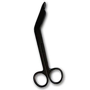 SURGICAL ONLINE Limited Edition - Full Tactical Black - Grudge Style Set of 5 pcs Reflex Percussion Taylor Hammer + Penlight + Tuning Fork C 128 C 512 + Bandage Scissors 5.5"