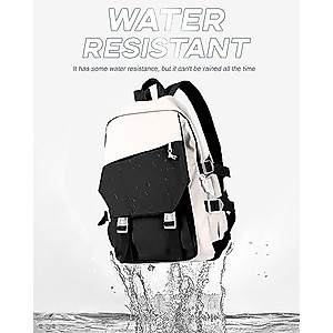 UPPACK Black small backpack for women aesthetic college backpack Bag travel bag Hiking Preppy Backpack for Men Lightweight Casual Daypack