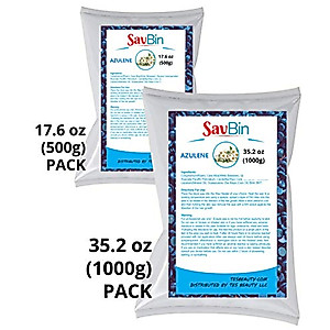 SAVBIN Blue Azulene Hard Wax Beans (Blue Azulene - 2.2 LBS (1000 grams))