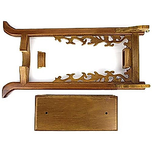 LUCKNIGHT Display Stand Vertical Sword Holder Wood Sword Rack Samurai Sword Stand Display Stand Sword Stand