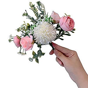 Welcome Sign for Front Door, Farmhouse Porch Décor Wooden Hanging Round Sign 12" Black-Floral