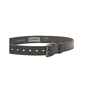 Levi's Men's Casual Leather Belt, Matte Black, Large (38-40)