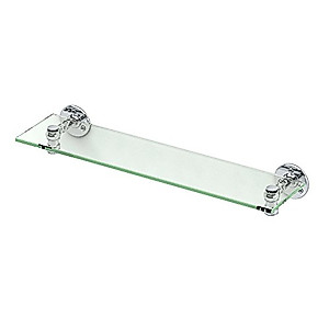 Gatco 4416 Cafe Glass Shelf, Chrome