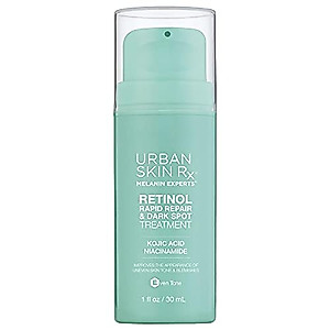 Urban Skin Rx® Retinol Rapid Repair and Dark Spot Treatment | Fast-Absorbing, Fragrance-Free Treatment Targets Hyperpigmentation, Fine Lines, and Blemishes, Formulated with Niacinamide | 1.0 Fl Oz