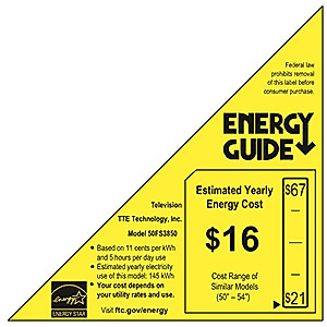 TCL 50FS3850 50-Inch 1080p Roku Smart LED TV (2015 Model)