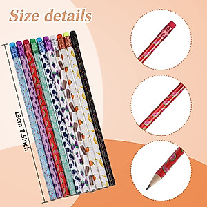 30 Pieces Scented Pencils Welcome Back to School Pencils Graphite Pencil Cylinder Wood Pencils with Fruit Elements School Stationery Party Reward Supplies for Students, 7.5 Inch (Multiple Style)
