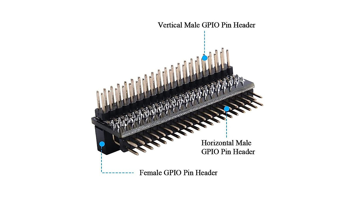 40Pin GPIO Edge Expansion Board for Raspberry Pi 4B/3B+/3B/2B /Zero One-to-Two 40Pin Expansion ...