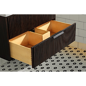 ARI KITCHEN & BATH San Diego 36" Floating Bathroom Vanity Walnut