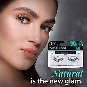 Ardell Natural Lashes False Eyelashes 116 Black (4 pack)