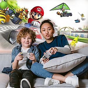 KIWITATA Wireless N64 Controller Compatible with Switch/Lite/OLED, 2.4GHZ N64 Remote Wireless Switch Game Joystick Controller Gamepad for N64 /Switch Console, Raspberry Pi, PC Windows 7,8,10,11 Gray