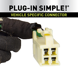 Hopkins Towing Solutions 40445 Plug-In Simple Vehicle Wiring Kit, Black