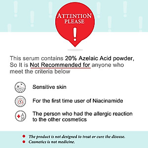 Niacinamide 20% + Zinc PCA 4% Serum for Face, Pore Reducer, Uneven Skin Tone Treatment, Diminishes Acne Prone, Skin Balancing Pore Reducing, Restores Elasticity, 1 Fl Oz