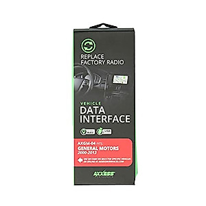 Axxess AXGM-04 AXGM-04 Data Interface for Select GM 2000 Through 2013 Vehicles