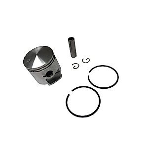 ENGINERUN 44MM Piston Piston Ring Kit Compatible with Husqvarna 150BF 150BT 350 BT Backpack Leaf Blower Parts Rep OEM 502849601