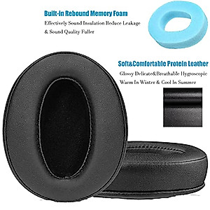 JULONGCR HD 450BT Earpads Replacement HD 4.50 BTNC Ear Pads HD 4.40 BT Ear Cushions Cover Parts Compatible with Sennheiser HD 4.40 BT/HD 4.50 BTNC/HD 450BT Headphones.