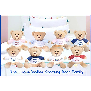 Hug-a-BooBoo Happy Birthday! Small Plush Teddy Bear from Super Cute 6 Inch Plush Teddy Bear with “Happy Birthday!” Message T-Shirt - Great for Gift, Gift Basket, Party Favor