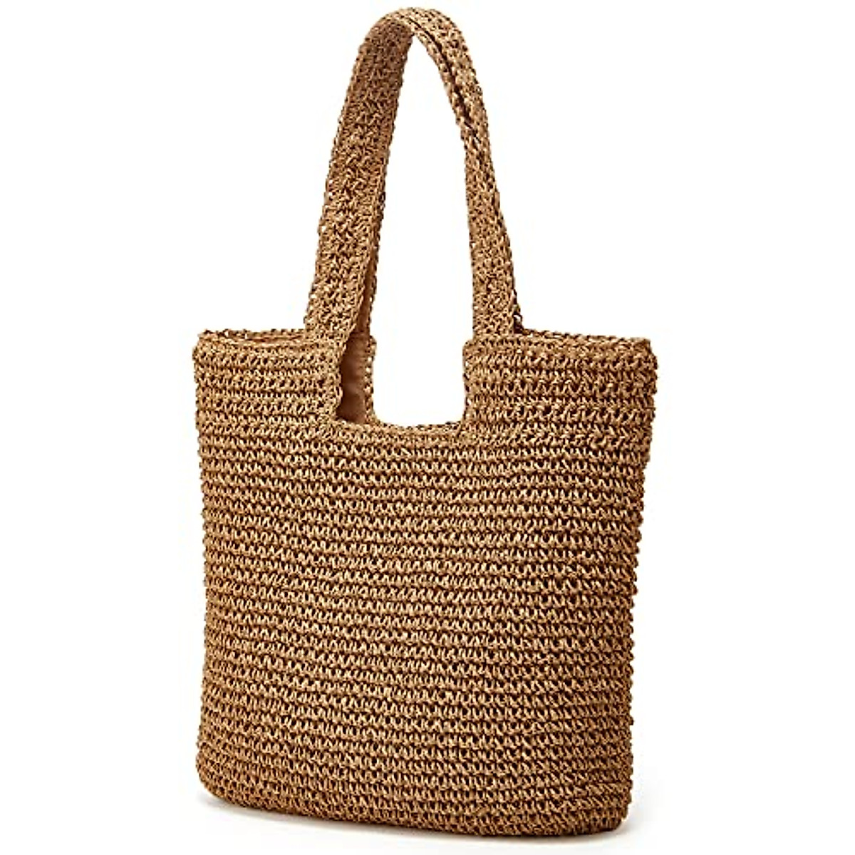 Straw Tote Bag Purses for Women Straw Beach Bag Women Summer Handwoven Tote Bags Shoulder Handbags
