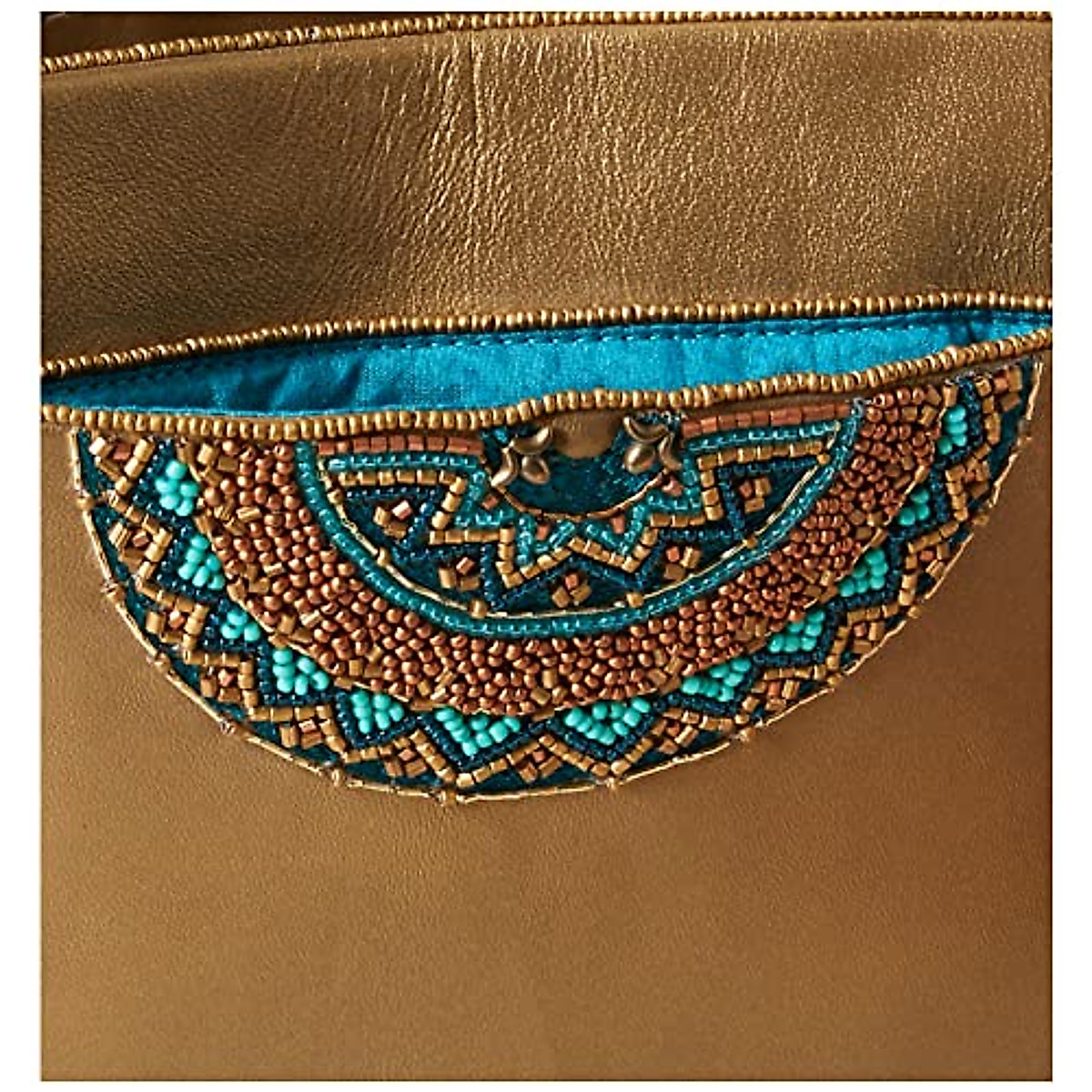 Mary Frances New Day Crossbody Clutch Handbag, Turquoise
