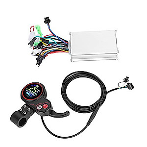 Yosoo Health Gear Ebike Controller, 60v 48v 250w 350w Brushless Motor Controller Electric Scooter Controller Scooter Motor Controller with LCD Shifter Display Panel for Electric Bike Scooter