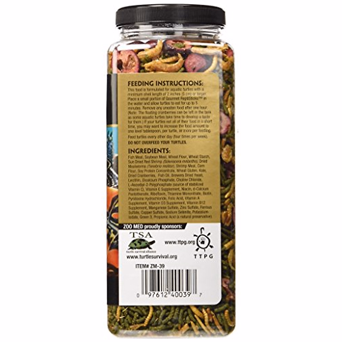 Zoo Med Gourmet Reptisticks For Aquatic Turtles, 8.5 oz