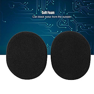 V BESTLIFE Headsets Replacement, Soft Sponges Cotton Ear Pads Cushion for Logitech H800 Headphones, Durable and Flexible