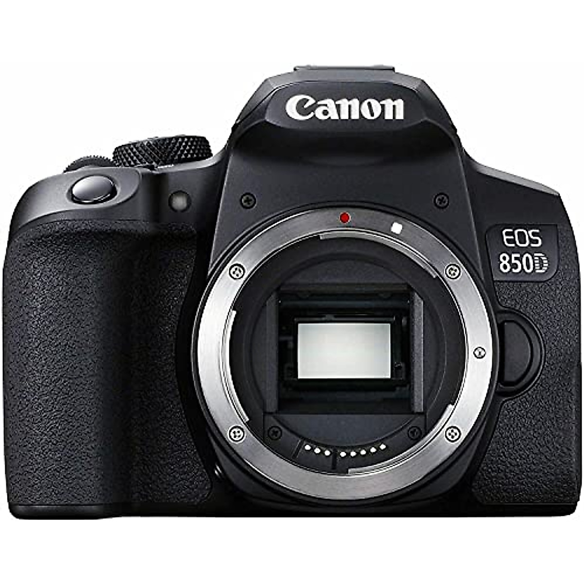 Canon EOS Rebel 850D / T8i DSLR Camera (Body Only) + 64GB Memory Card + Case + Card Reader + Flex Tripod + Hand Strap + Cap Keeper + Memory Wallet + Cleaning Kit (Renewed)