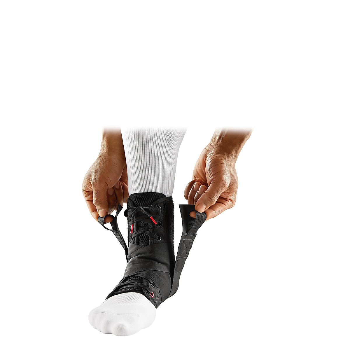 McDavid Ankle Brace w/Cross Straps, Maximum Support, Comfortable Compression & Breathable Design, Injury Recovery