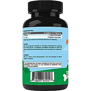 Vitamatic Melatonin for Dogs - 6 mg - 120 Beef Flavored Chewable Tablets ((Pack of 1))