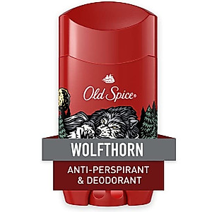 Old Spice Wild Collection Invisible Solid Antiperspirant Deodorant, Wolfthorn, 2.6 Ounce (Pack of 2)