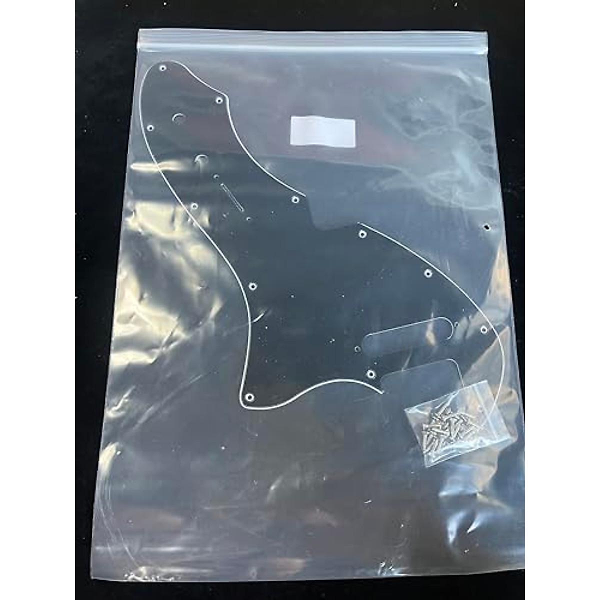 FLEOR 3ply Black TL Pickguard Guitar Pick Guard Plate with Screws Fit 69 TL Thinline Re-issue Guitar Part