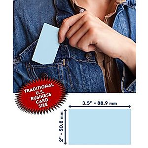 1,100 blank flashcards (2" x 3-1/2") in 5 colors, with storage box. Ideal for students, teachers, note-taking, and language learning. Made in USA.