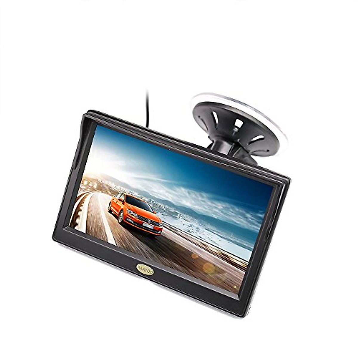 Backup Camera Monitor,RAAYOO S5-001 5 inch High Definition TFT LCD Monitor Display Screen for Car Rear View Camera with 2 Optional Bracket,2 Way Video Input,12V/24V(5 inch-01)