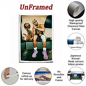 Stephen Curry Poster Basketball Stars Poster Canvas Wall Art Decor Living Room