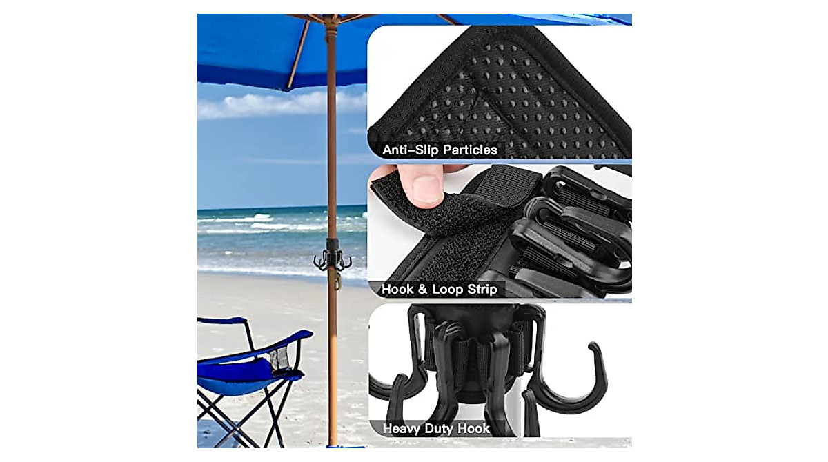 Xxerciz Beach Umbrella Hanging Hook - Versatile & Easy to Install