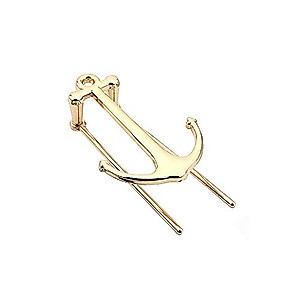 Creative Anchor Bookmark Metal Bookmark Page Holder Book Holder for Reading Hands Free (Golden)