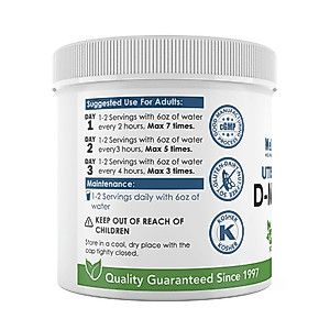 Now New UTI-Slip D Mannose Non GMO Organic Source Powder 130g jar.