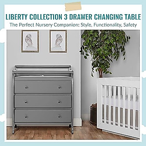 Dream On Me Liberty Collection 3 Drawer Changing Table