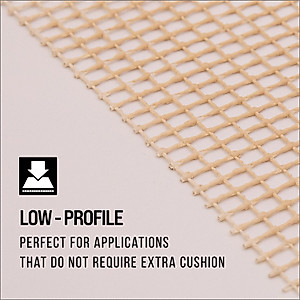 Grip-It Ultra Stop Natural Rubber Non-Slip Indoor Rug Pad on Hardwood Floors 3X5 ft